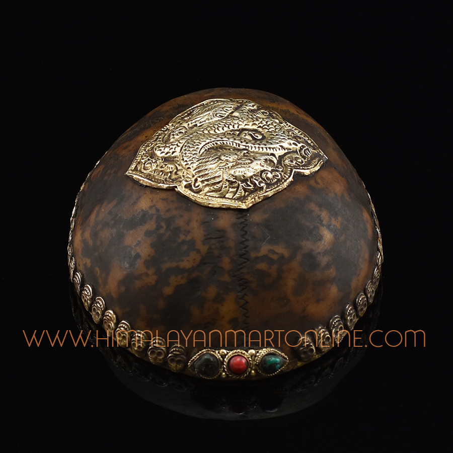 Dragon Carved Resin Kapala: Kapala – The Skull Cup