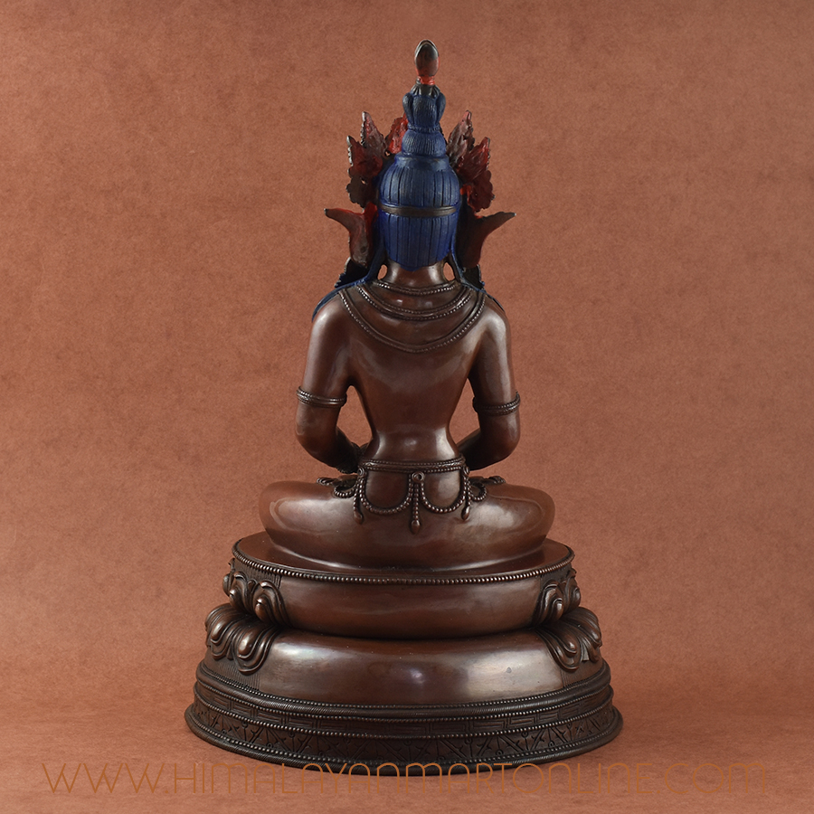 Handcrafted Aparmita Statue: Amitayus – Buddha of Infinite Life