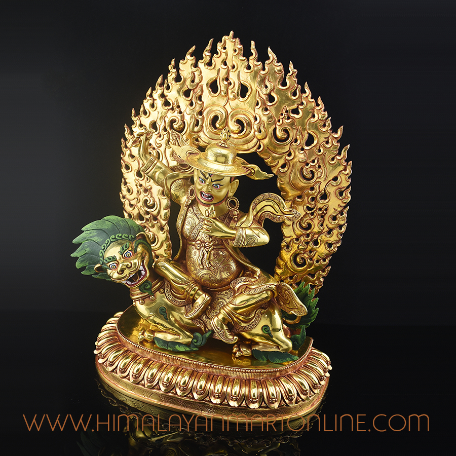 Dorje Legpa Statue: Dorje Legpa One of Three Terma Protectors