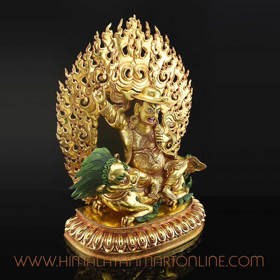Dorje Legpa Statue: Dorje Legpa One of Three Terma Protectors