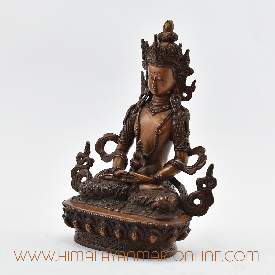 Handmade Amitayus Statue beautifully represents Aparamita