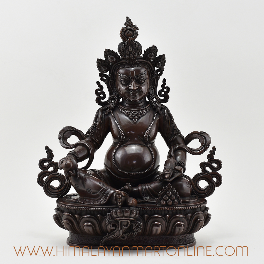 Dzambhala Kubera Statue is a symbol of wealth and prosperity.