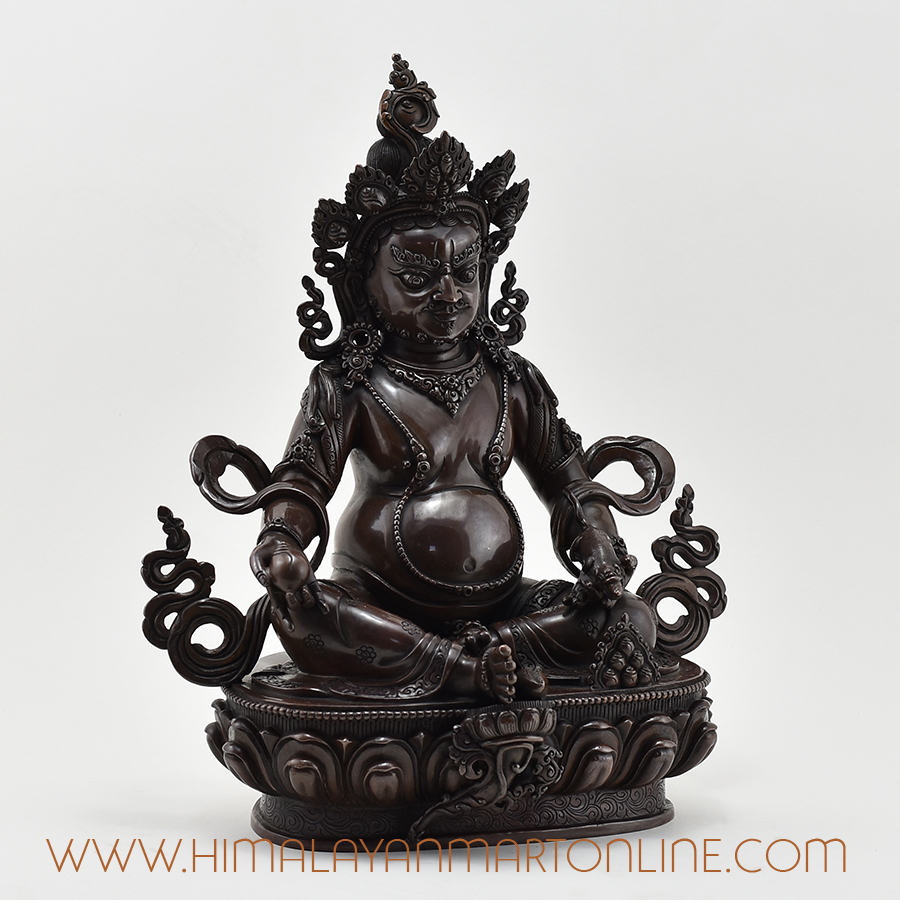 Dzambhala Kubera Statue is a symbol of wealth and prosperity.