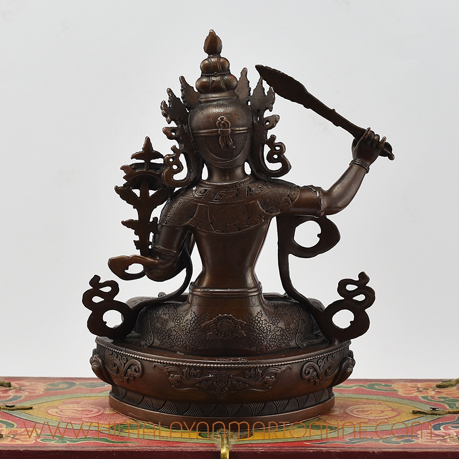 Small Manjushri Statue: Graceful represents of Manjushri