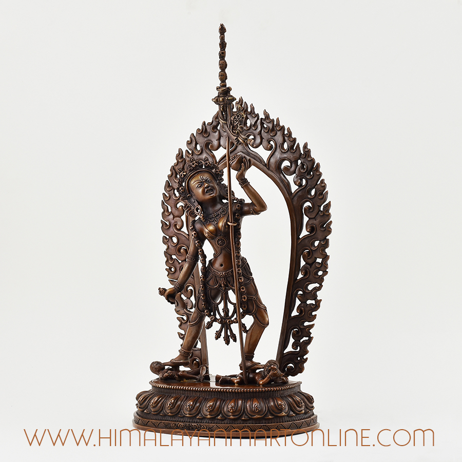 Tibetan Vajrayogini Statue – Handcrafted Copper Dakini Figure